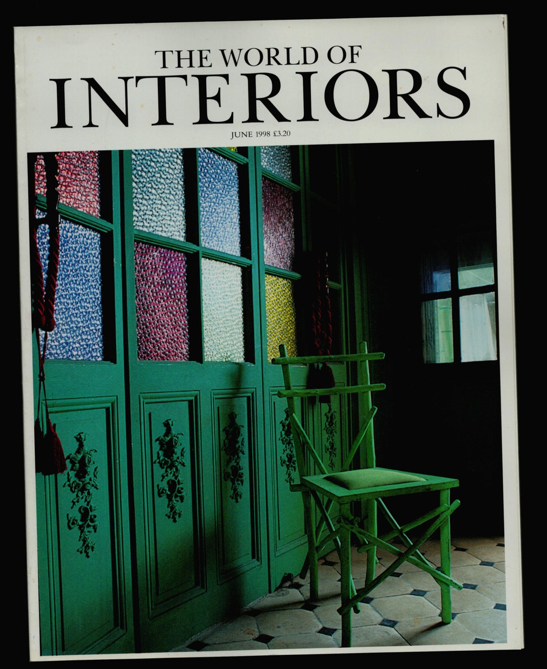 The World of Interiors UK June 1998 British Original Magazine Design ...