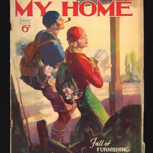 My Home Back Issues 1933 Original Vintage Women’s Magazine Knitting ...