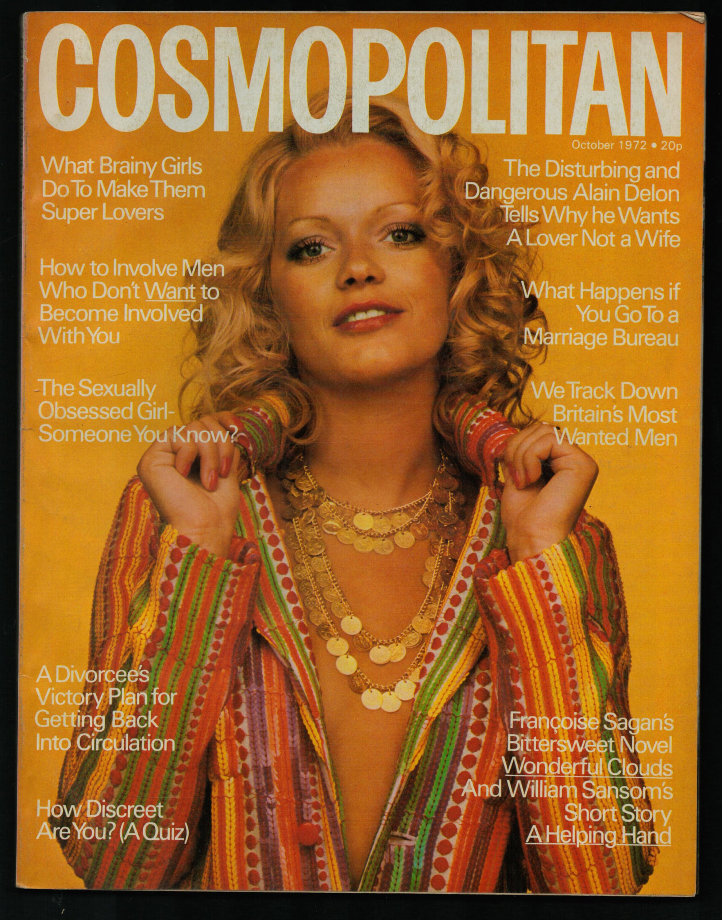 Cosmopolitan UK Oct 1972 Birthday Present British Original Vintage ...