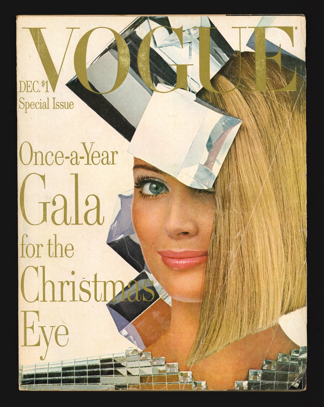 Vogue US Dec 1966 Original Vintage American Fashion Magazine Special ...