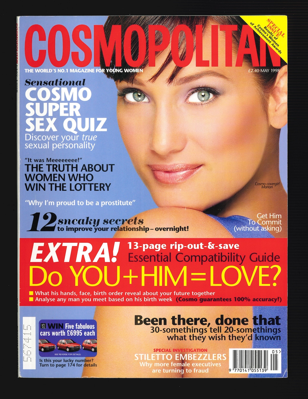 Cosmopolitan Magazine UK May 1998 Manon Kylie Minogue Denise - Etsy