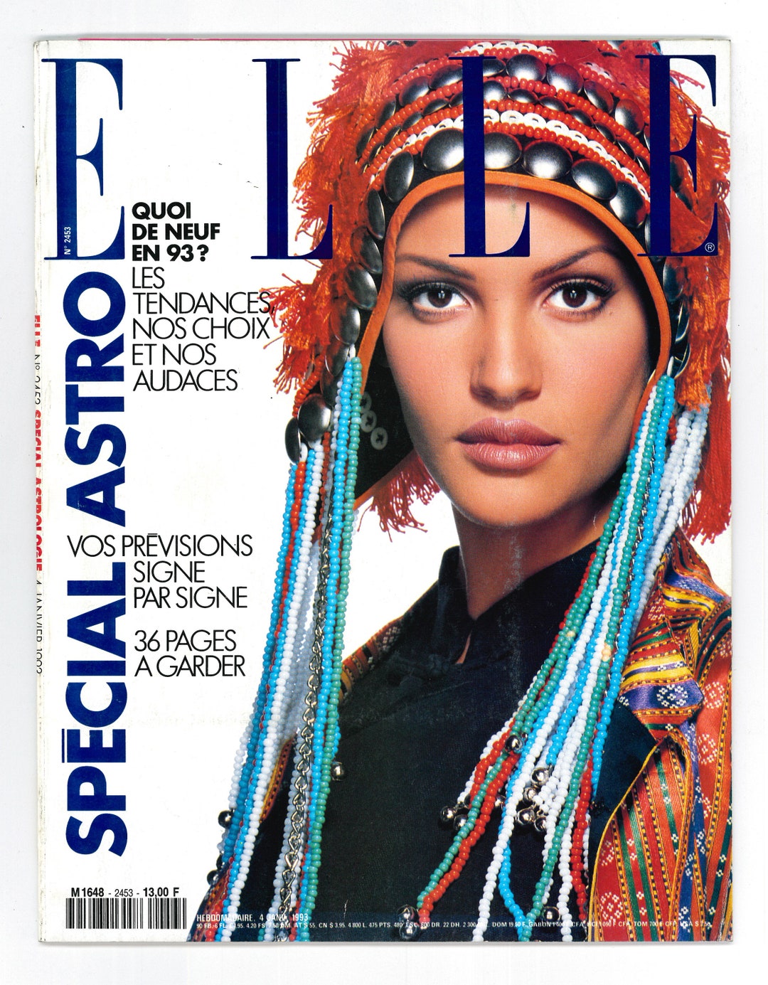 Elle Jan 4 1993 French Edition Vintage Magazine - Etsy