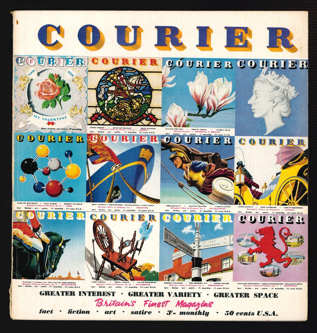 Courier Dec 1955 Original Magazine Published in Britain Fact Fiction ...