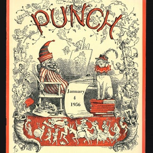 Punch 1956 Bundle of 50 Copies Vintage Original Satire Magazine - Etsy