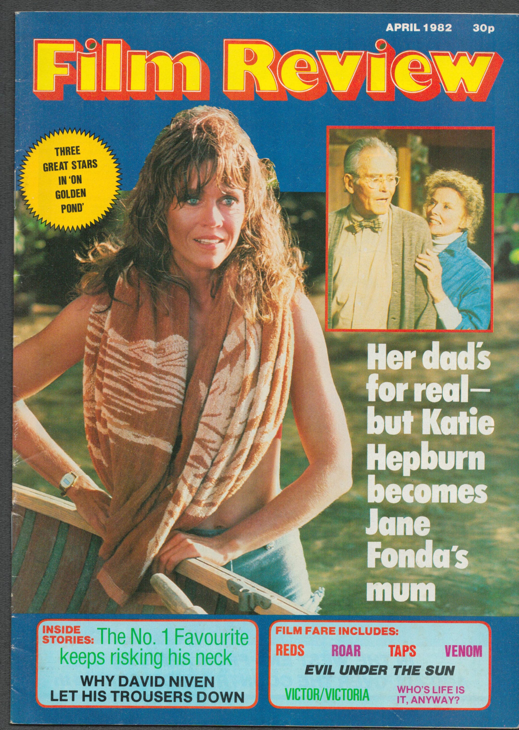 Film Review No 4 Vol 32 April 1982 Birthday Jane Fonda Henry Fonda ...