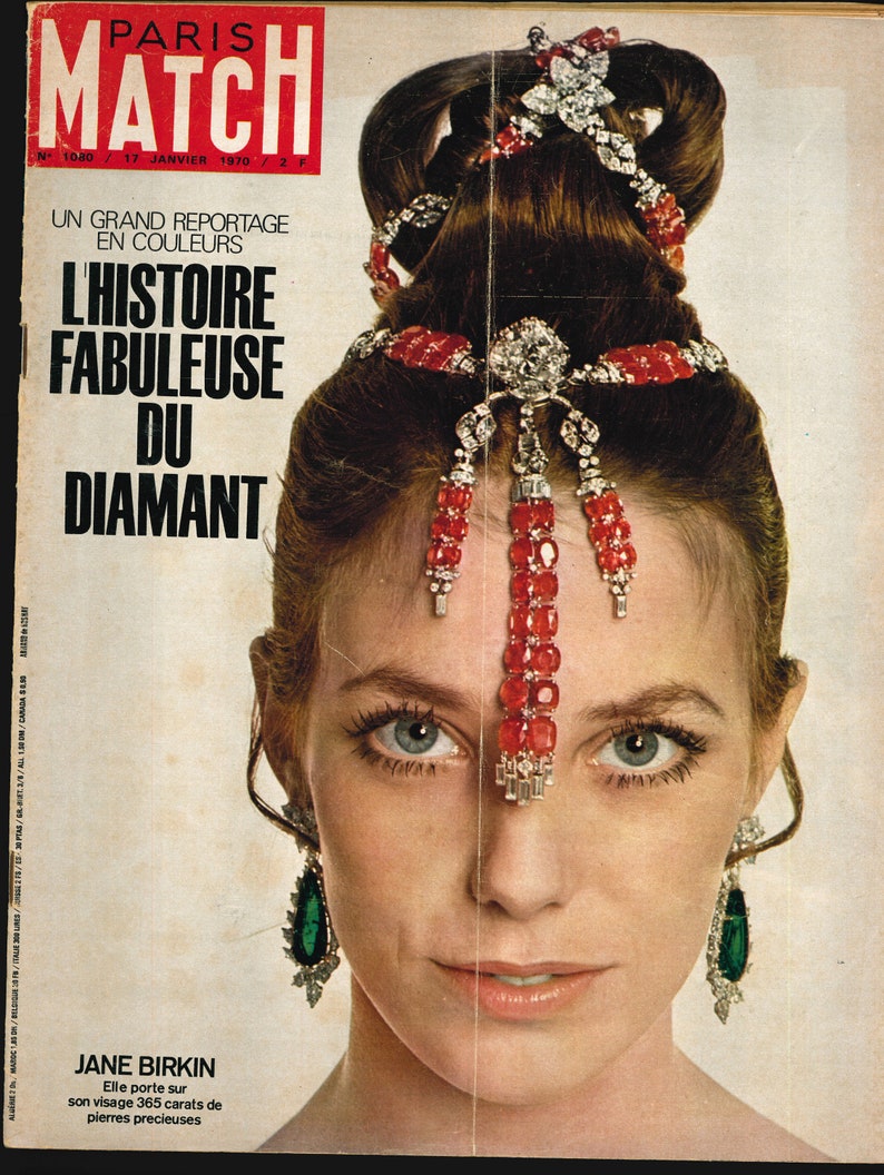 Paris Match Jan - Feb 1970 Original Vintage Magazine - Etsy