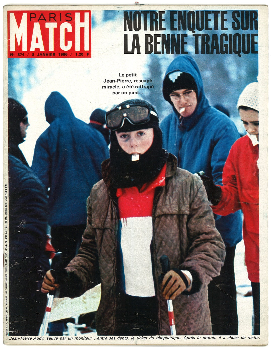 Paris Match No 874 Jan 8 1966 Original Vintage Foreign French France ...