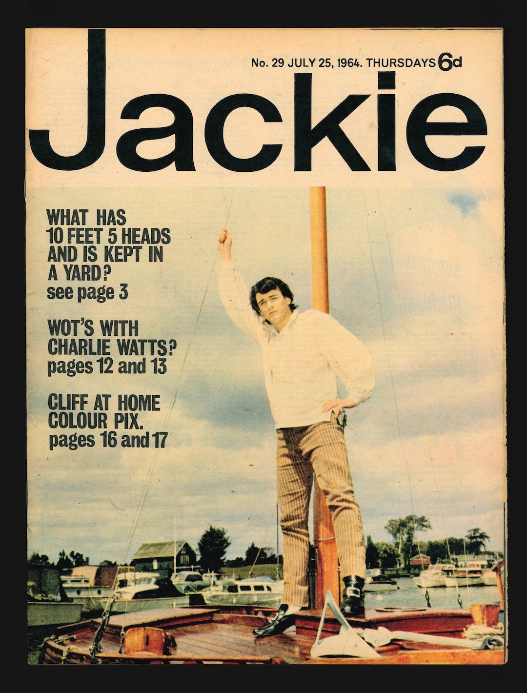 Jackie No 29 July 25 1964 Original Vintage Magazine 60th Birthday Gift ...