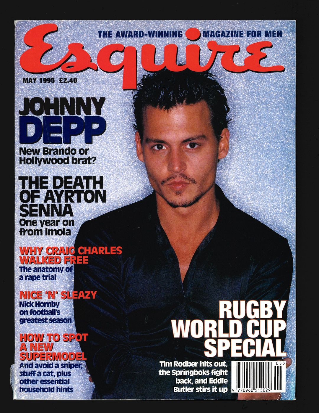 Esquire Magazine May 1995 Cover: Johnny Depp - Etsy