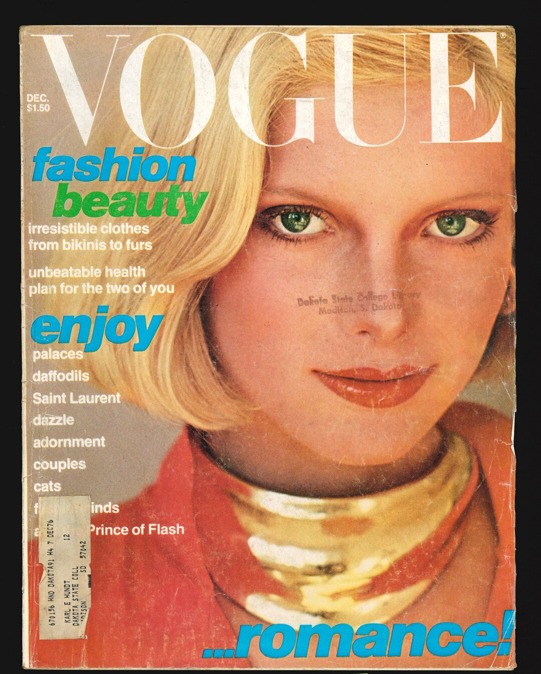 Vogue US Dec 1976 Original Vintage Fashion Magazine - Etsy