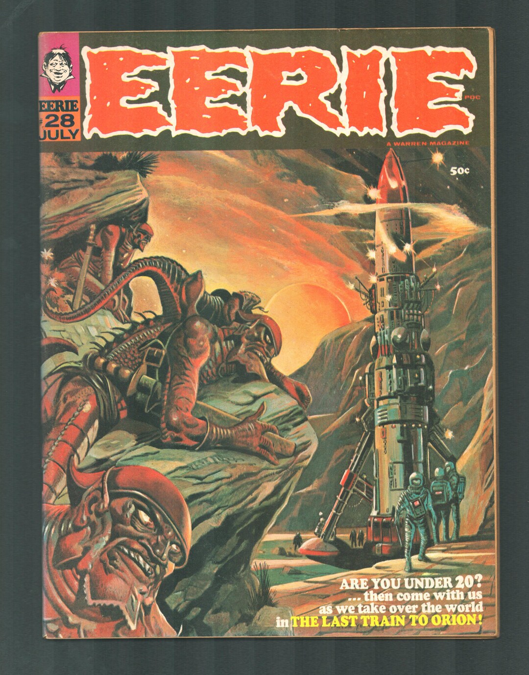 Eerie No 28 July 1970 Warren Horror Comic - Etsy