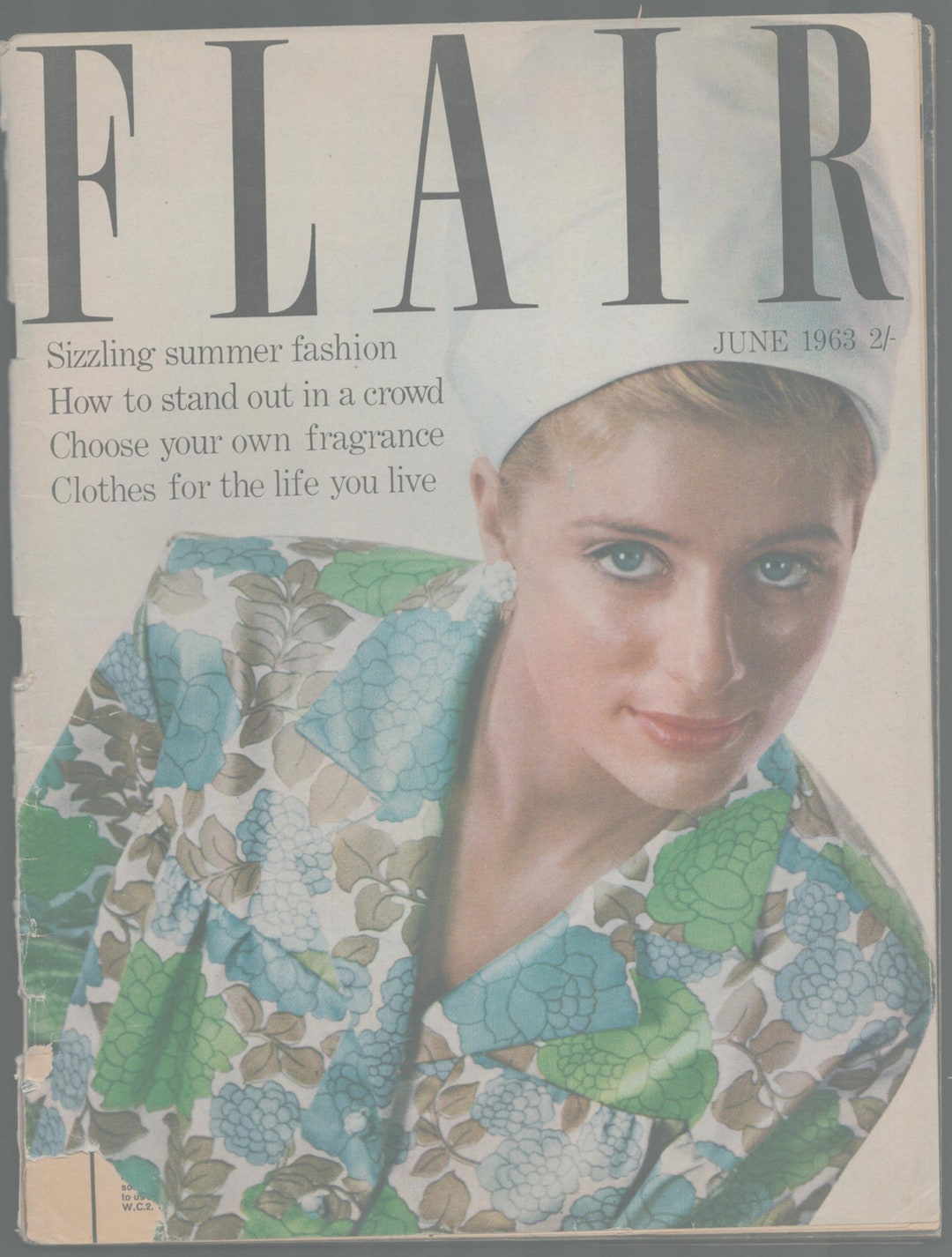 Flair June 1963 Original Rare Retro Vintage Fashion Magazine Bride ...