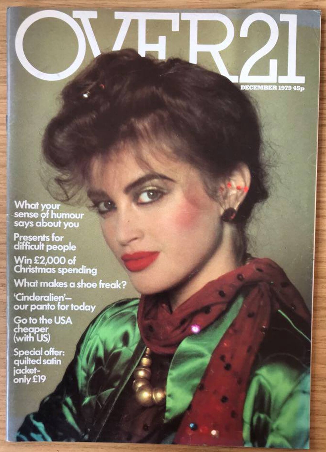 Over 21 Dec 1979 Original Vintage Fashion Lifestyle Magazine Gift ...