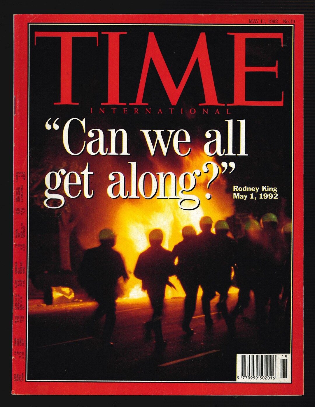 TIME MAY 11 1992 Vintage Magazine Rodney King - Etsy