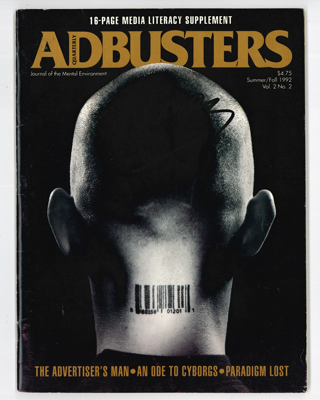 Adbusters Vol 2 No 2 Summer/fall 1992 Original Vintage Magazine - Etsy