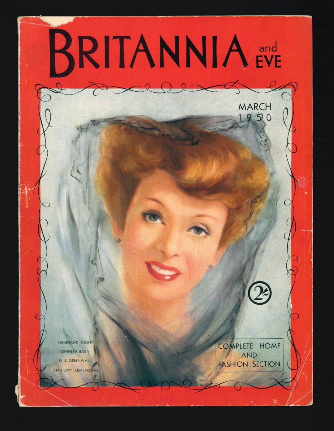 Britannia and Eve British 1950's Original Vintage Magazine Scarce - Etsy