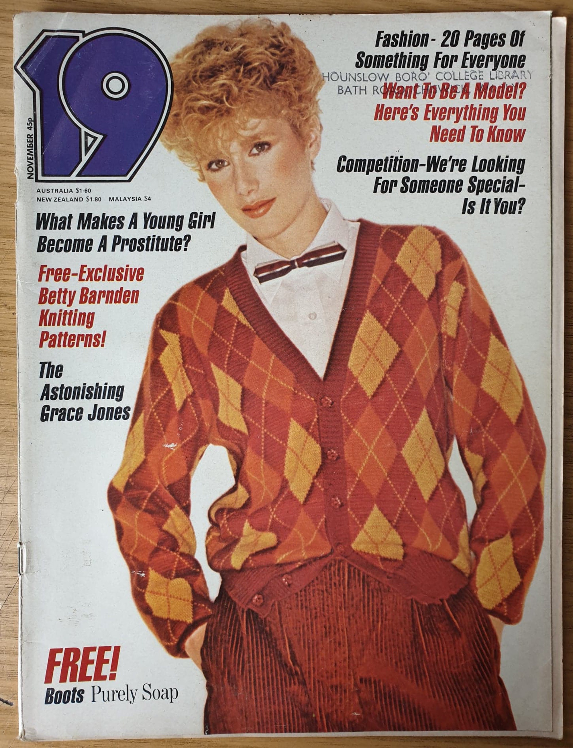 19 Magazine Nov 1980 British Original Rare Retro Vintage - Etsy