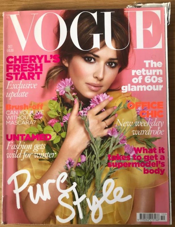Vogue UK Oct 2010 British Original Fashion Magazine Gift - Etsy UK