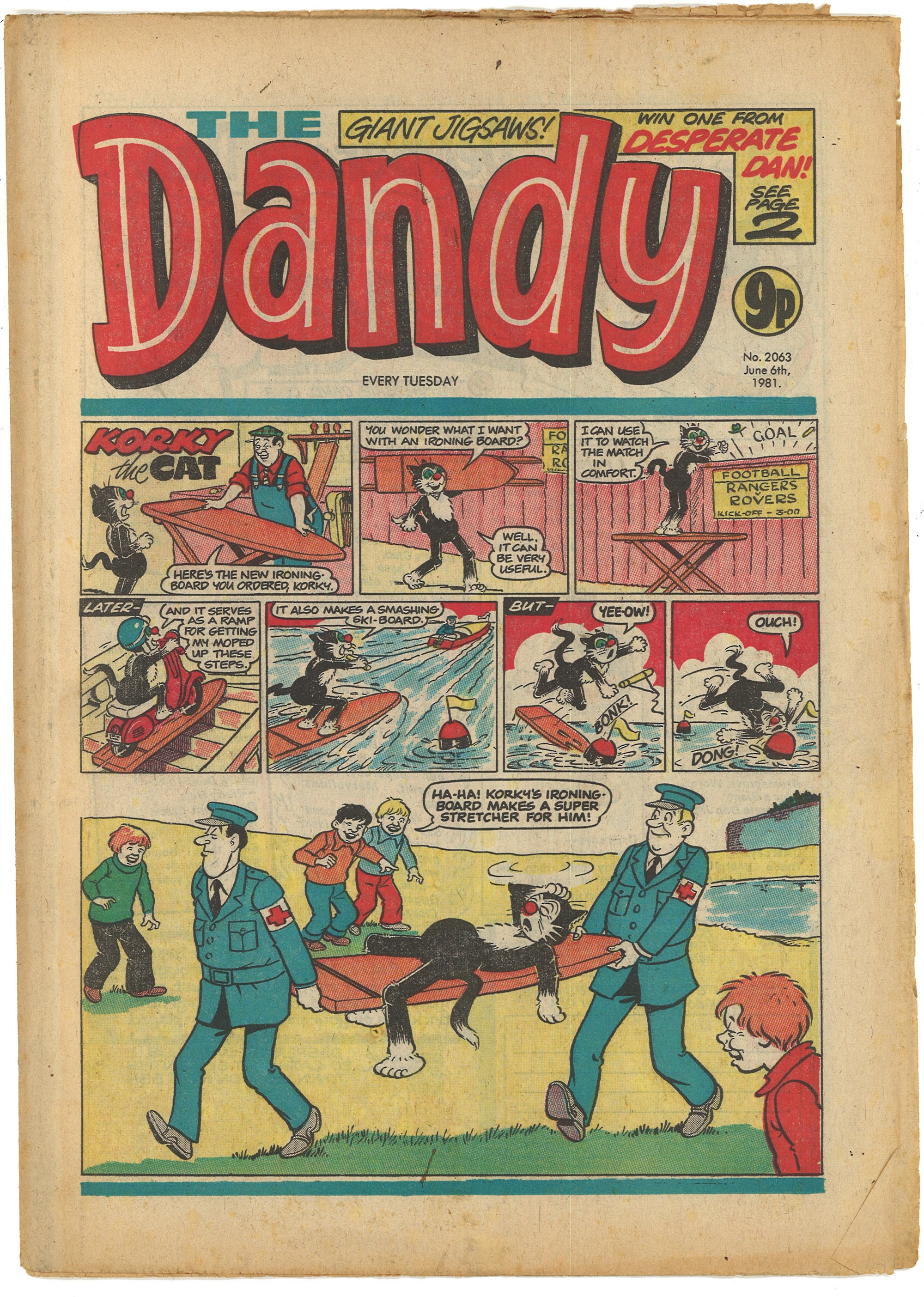 Dandy No 2063 June 6 1981 UK Original British Vintage Comics - Etsy UK