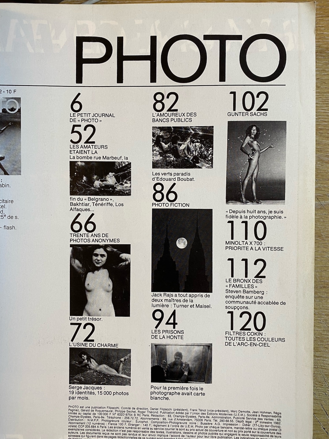 Photo June 1982 French Photography / Art Magazine - Etsy