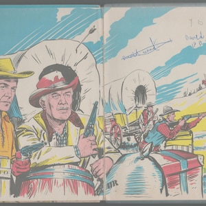 Wagon Train Comic Annual 1950's Edition Cowboy Adventure Hardback - Etsy UK