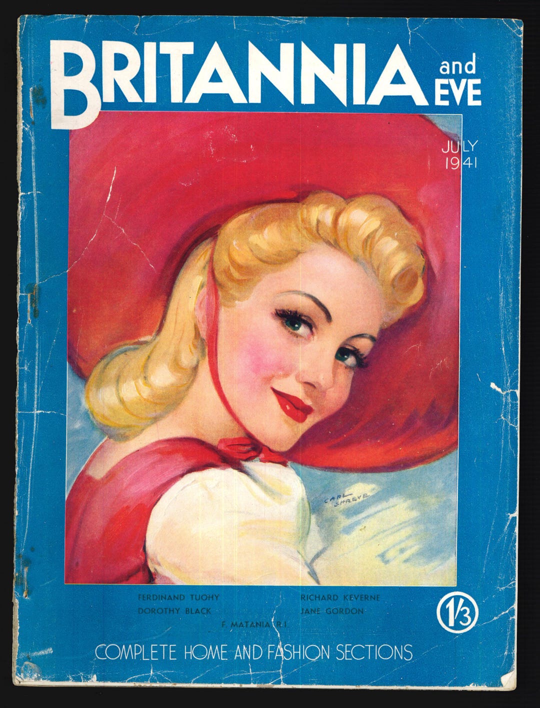 Britannia and Eve British 1941- 1948original Vintage Fashion Magazine ...