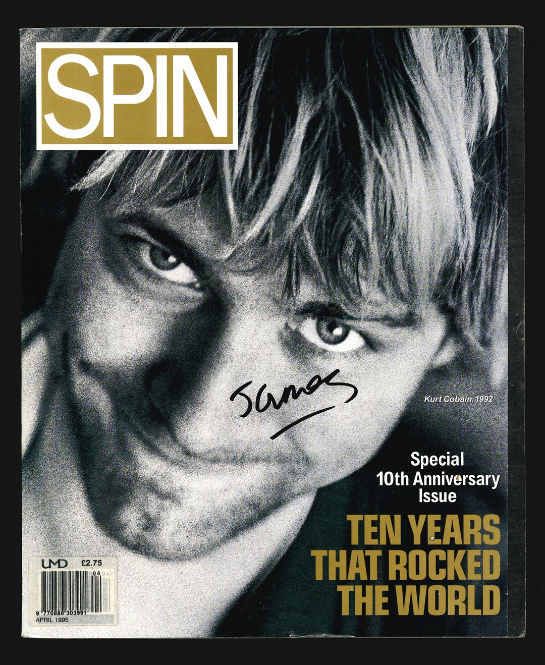 Spin April 1995 Music Magazine KURT COBAIN NIRVANA - Etsy