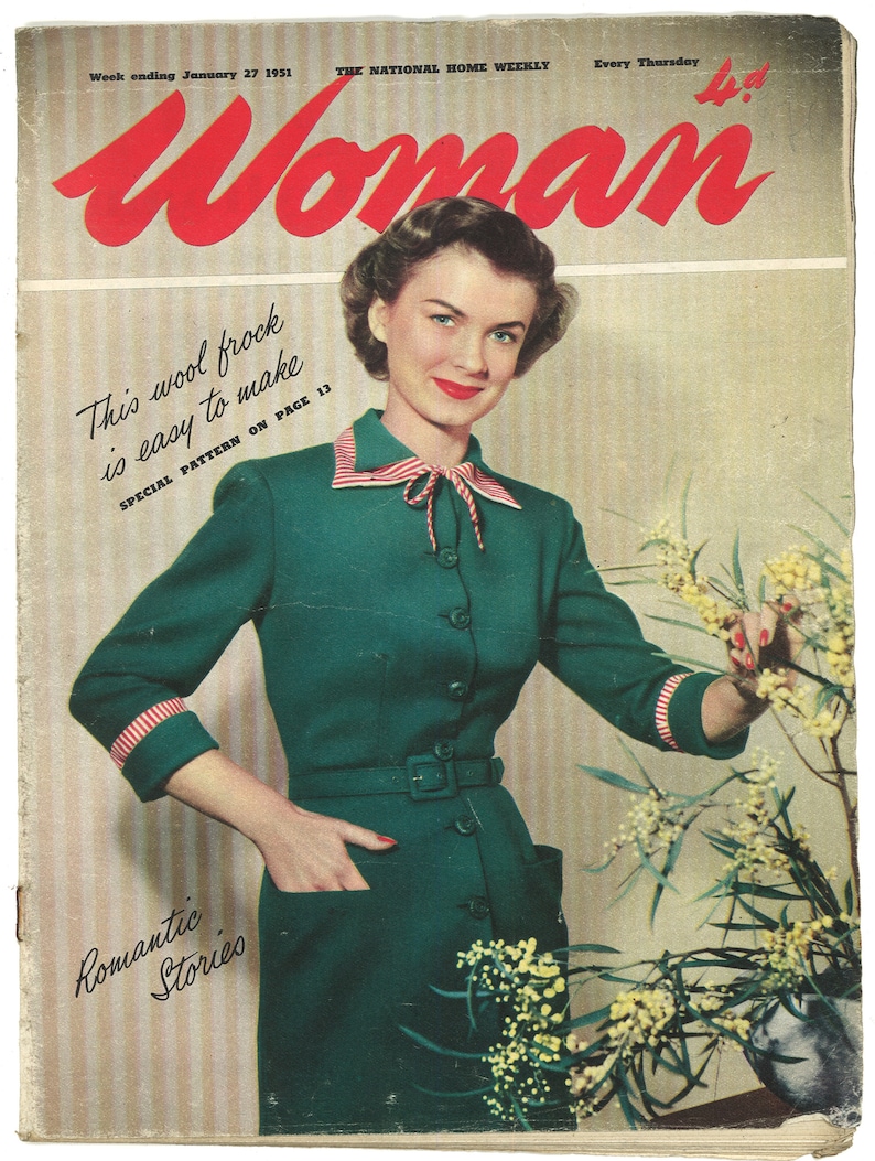 Woman Jan 27 1951 Original British Vintage Weekly Women - Etsy UK