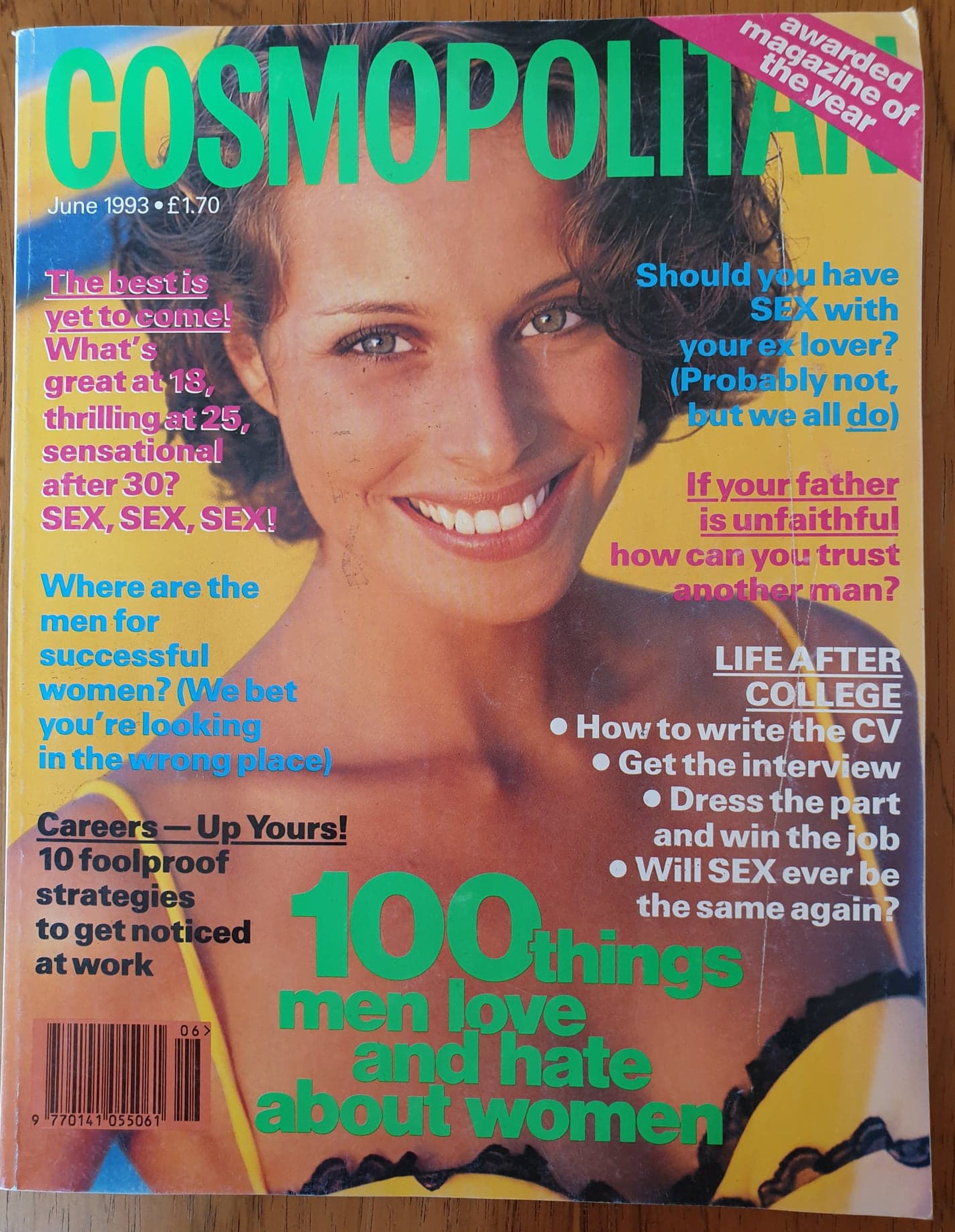 Cosmopolitan UK June 1993 British Original Vintage Fashion | Etsy