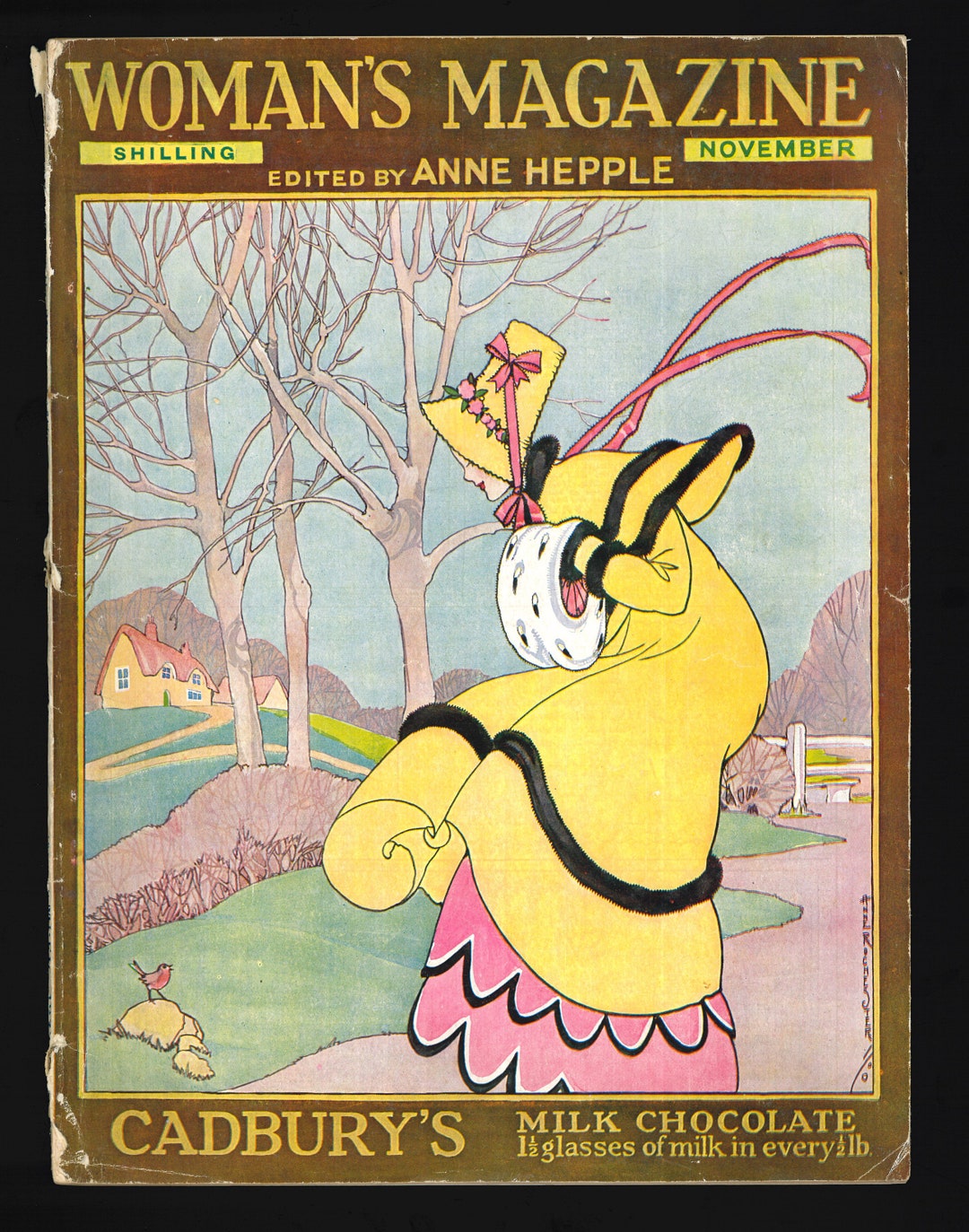 Woman's Magazine Nov 1933 Edited by Anne Hepple Cover Painting by Anne ...