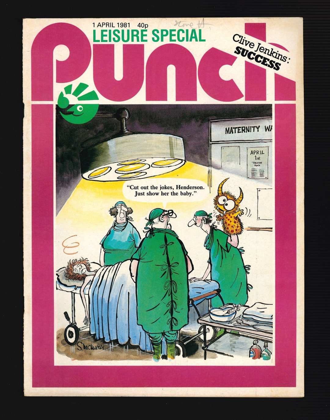 Punch April 1981 Bundle of 5 Copies Vintage Original Satire Magazine - Etsy
