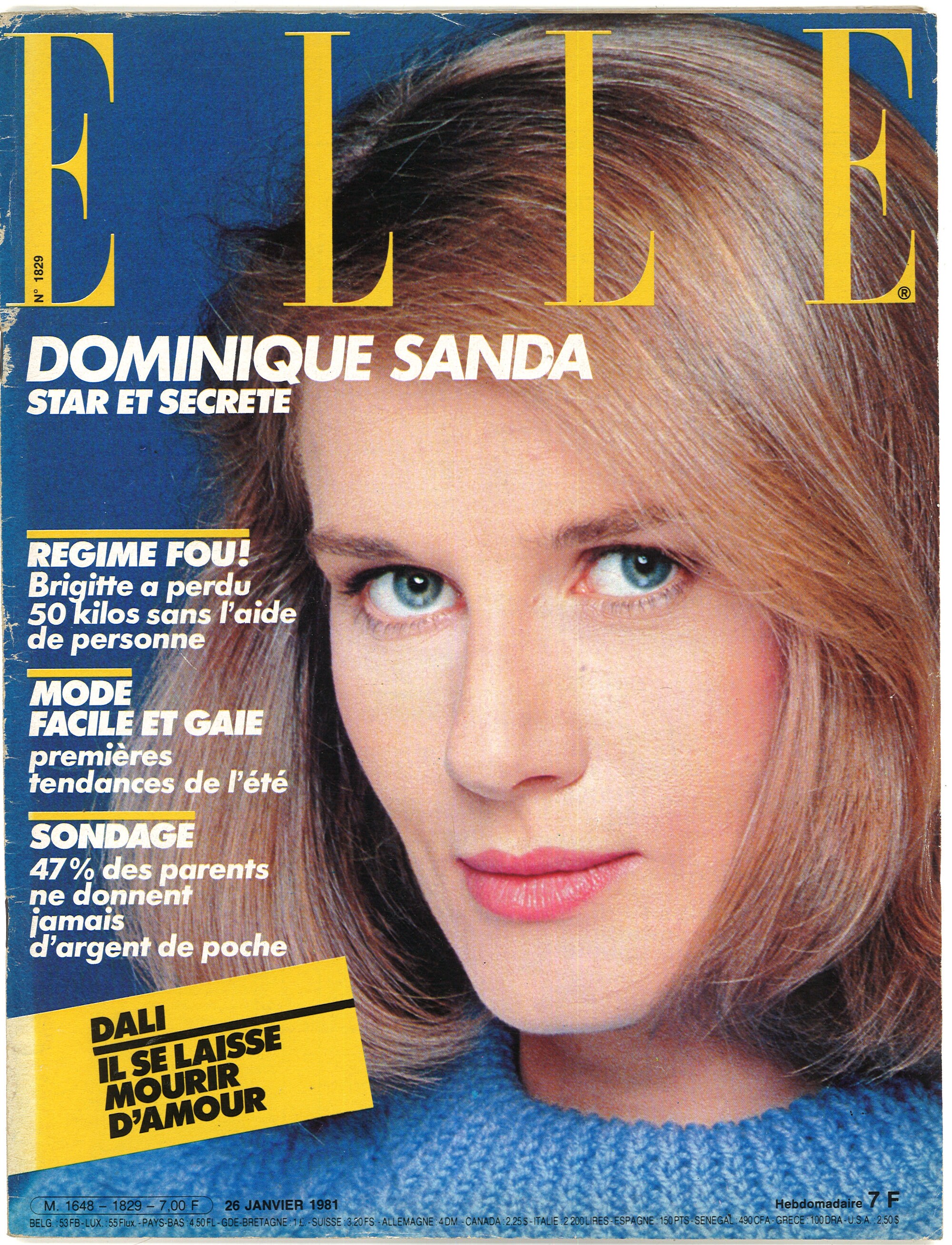 Elle no 1829 Jan 26 1981 Paris French Foreign Original Vintage | Etsy