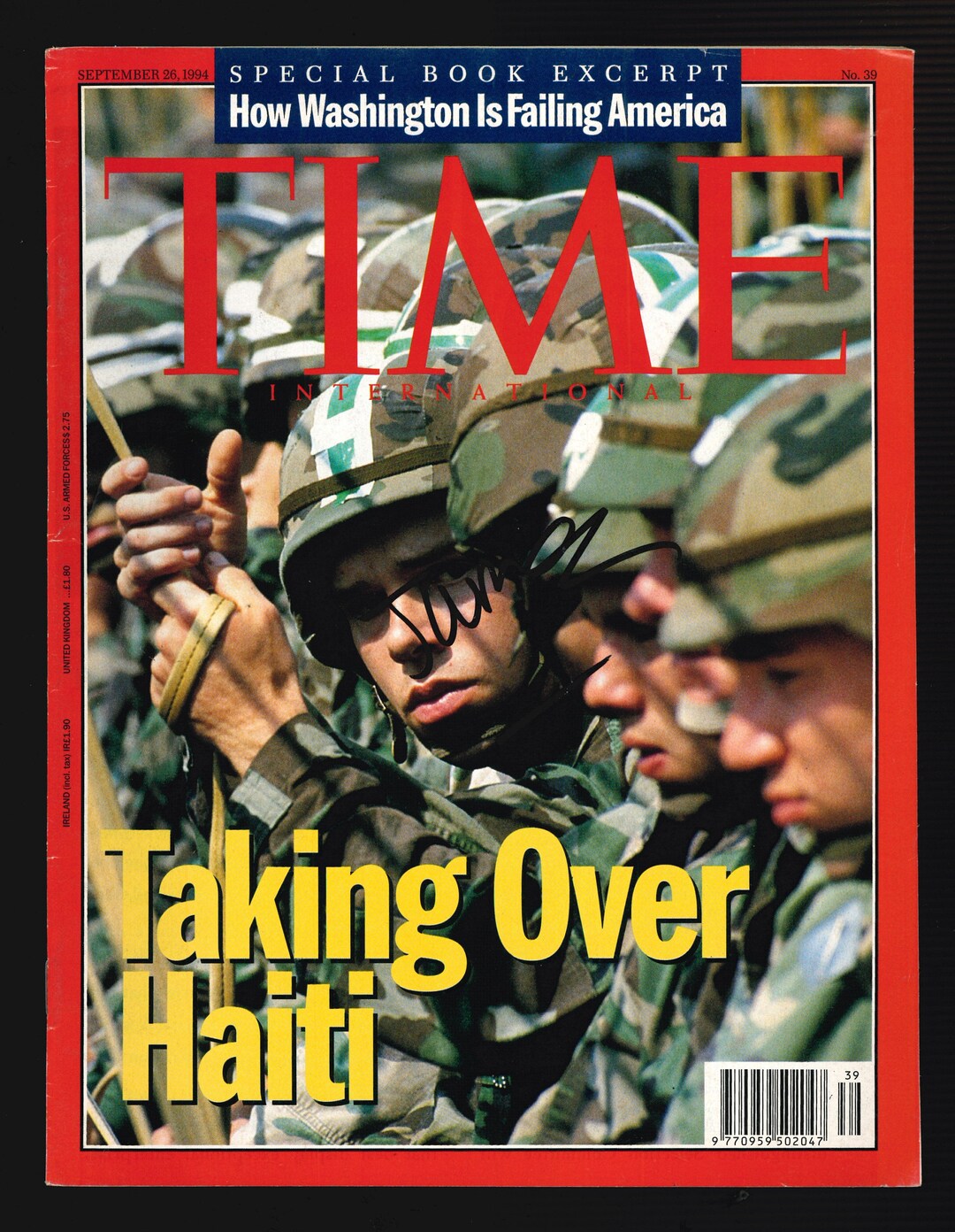 TIME SEPT 26 1994 Vintage Magazine Taking Over Haiti 30th - Etsy