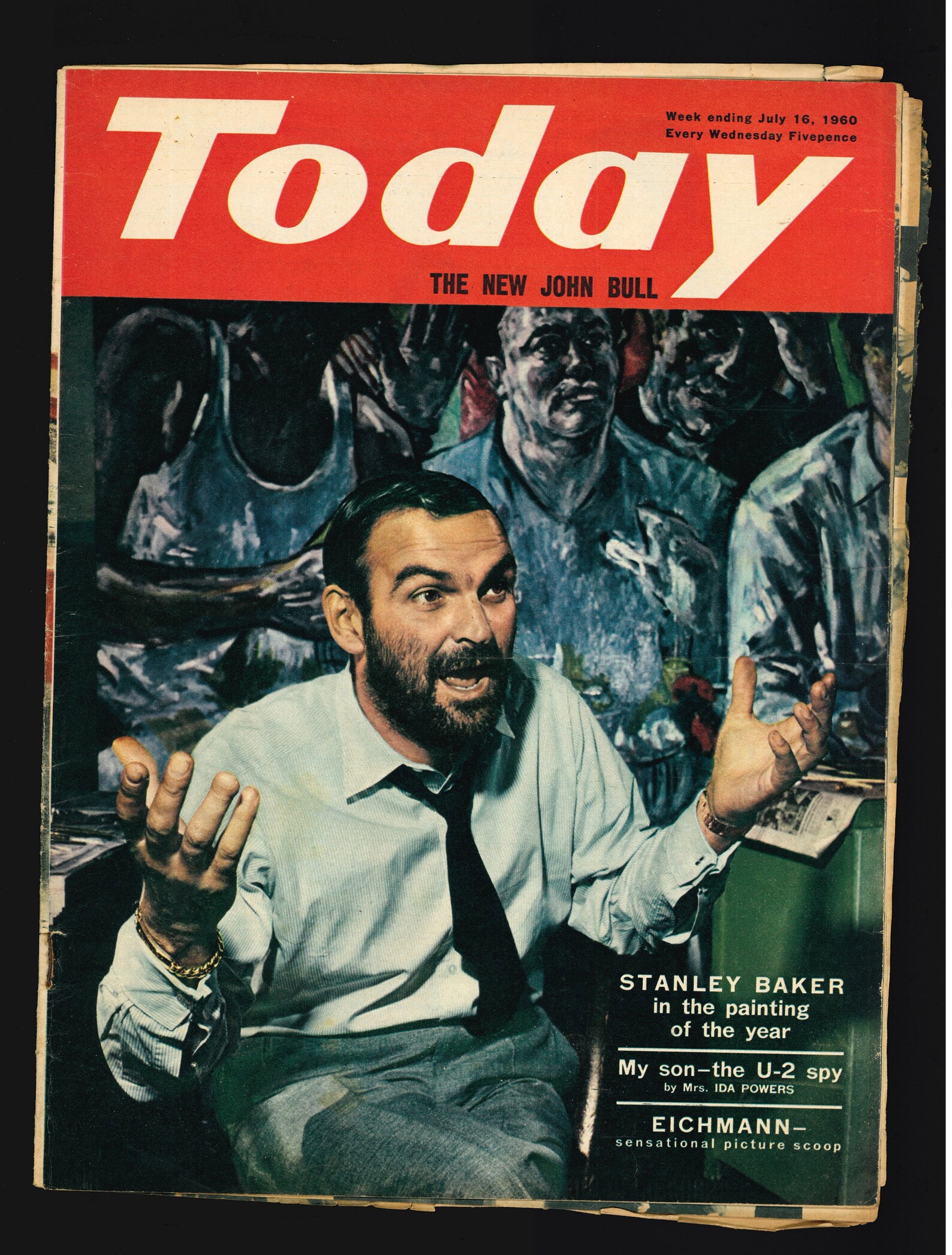 Today Magazine July 16 1960 Stanley Baker Painting of the Year - Etsy