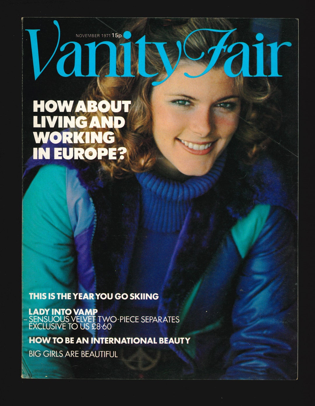 Vanity Fair Nov 1971 Rare Retro Vintage Original Fashion Magazine - Etsy