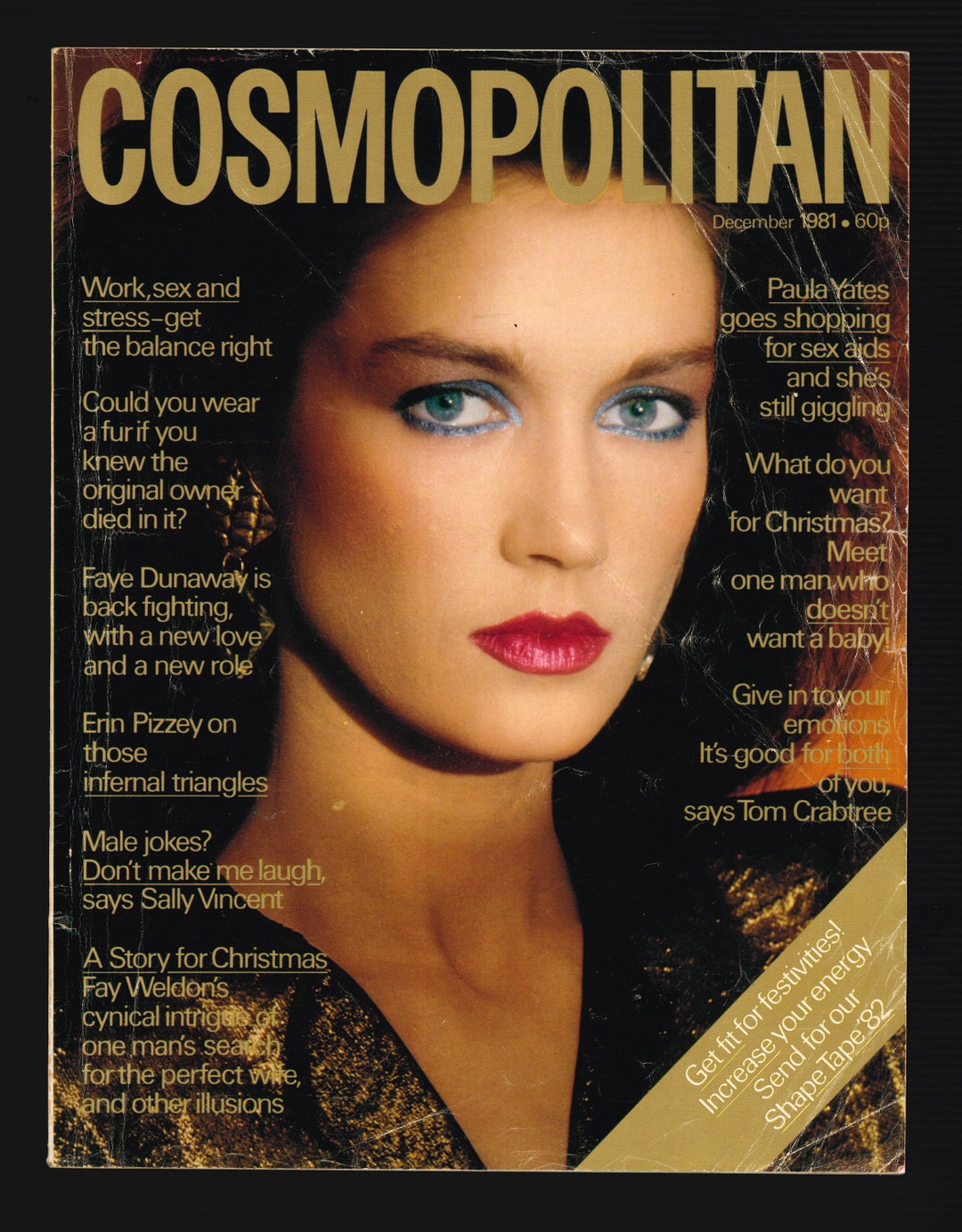 Cosmopolitan UK Dec 1981 British Original Vintage Fashion Magazine ...