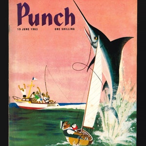 Punch June 1963 Bundle of 4 Copies Vintage Original Satire Magazine - Etsy