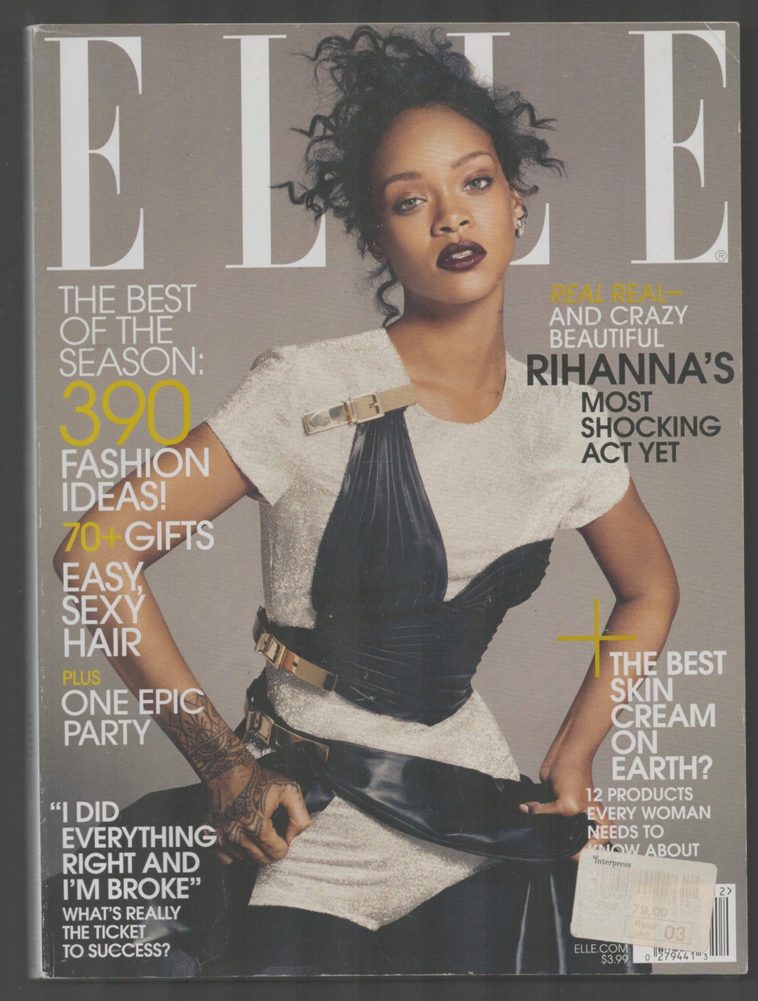 Elle US No 352 Dec 2014 American Foreign Original Vintage Fashion ...
