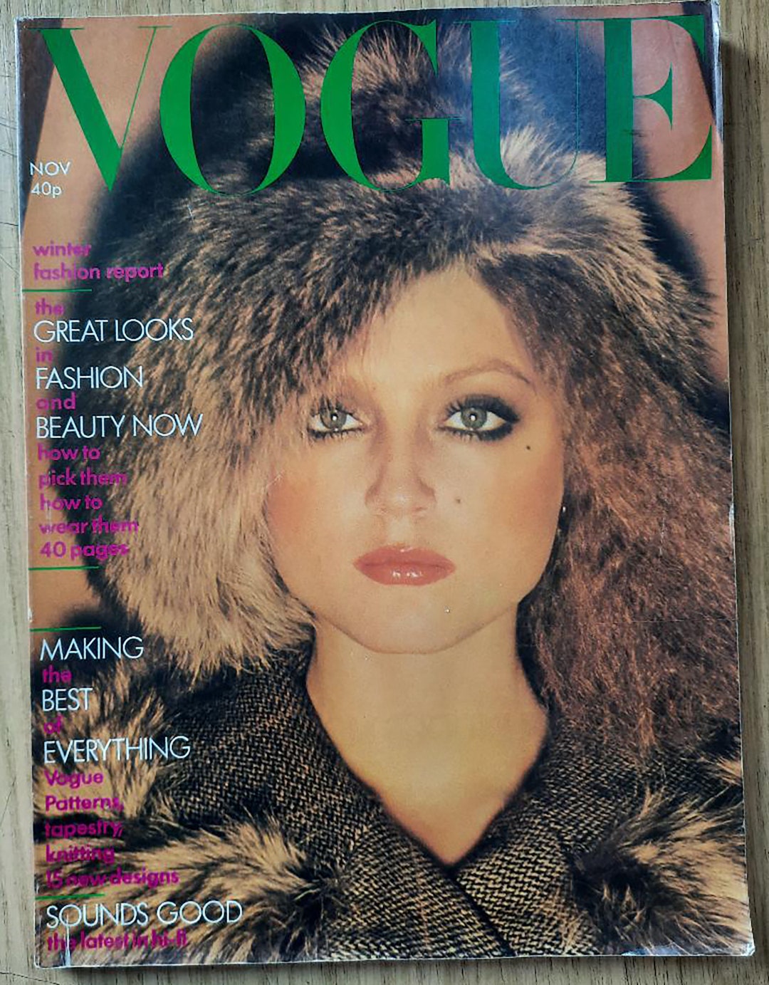 Vogue UK Nov 1974 British Original Vintage Fashion Magazine - Etsy