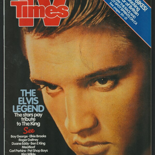 Elvis Tv Guide - Etsy