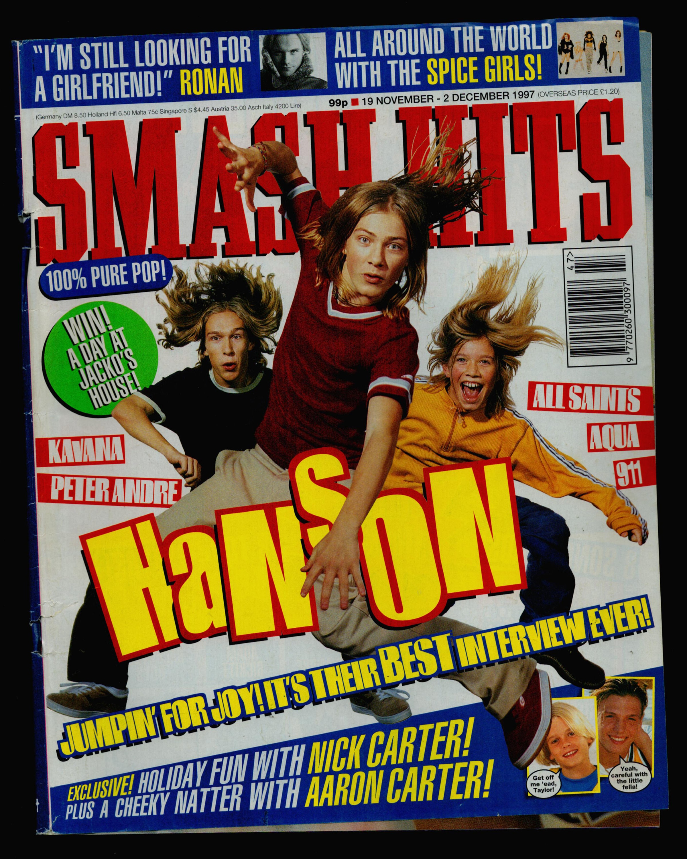 90s Magazines With Hanson