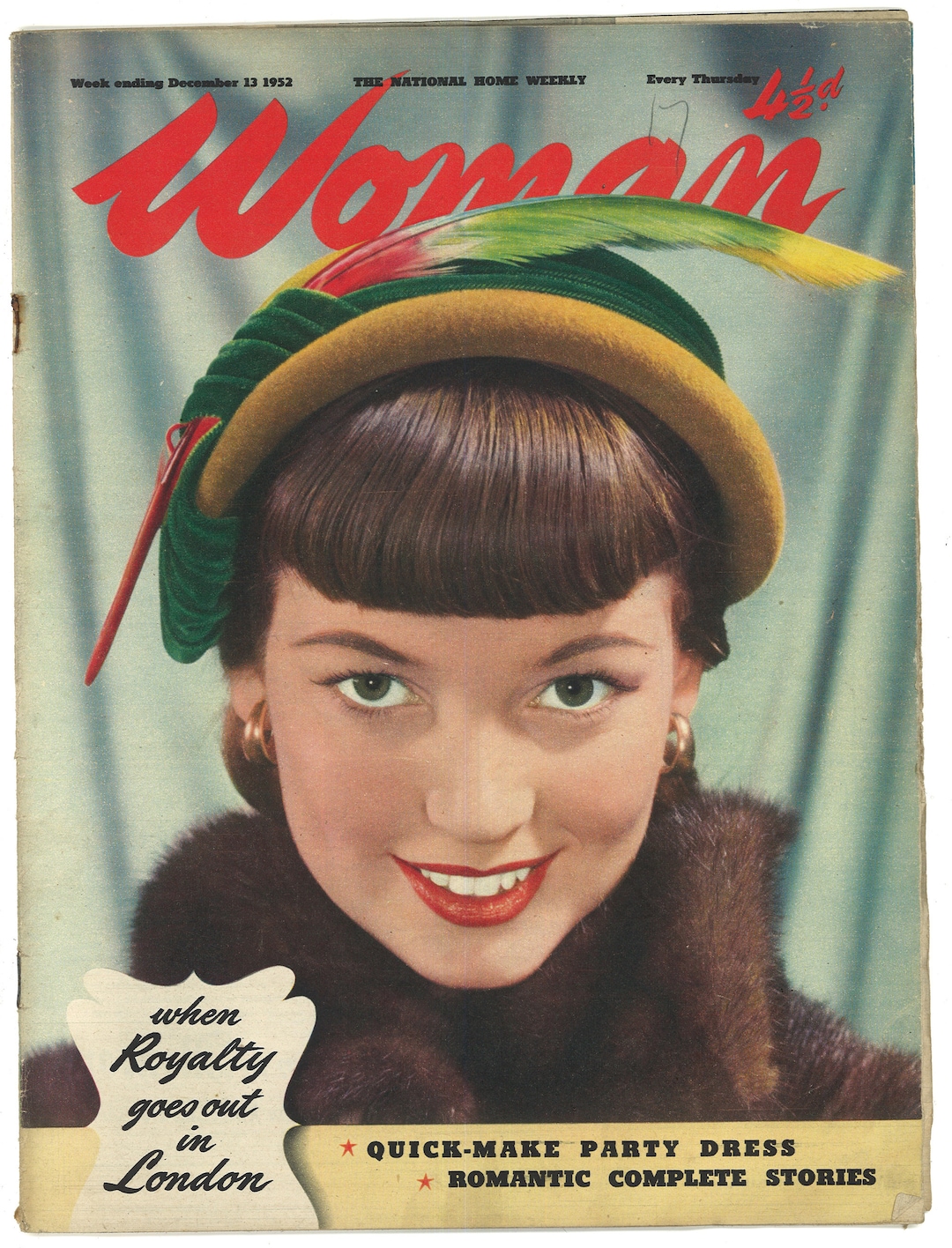 Woman UK Dec 13 1952 Original British Vintage Weekly Women Magazine ...