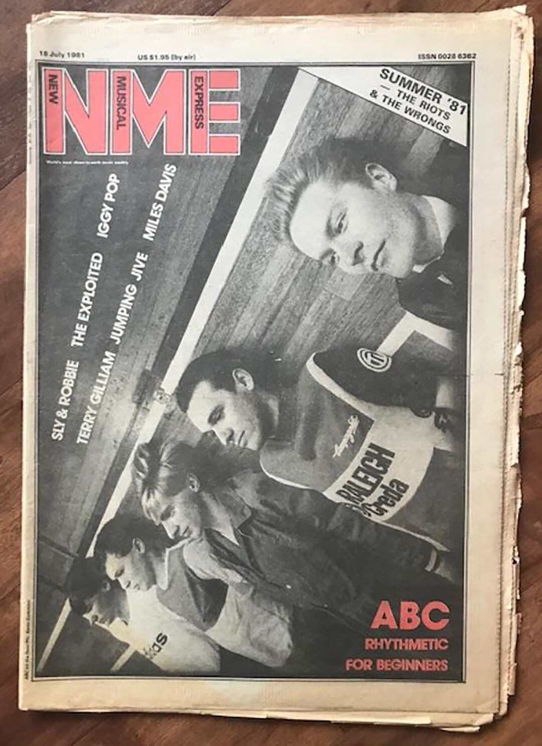 NME UK 18 de julio 1981 Original Music Reading Magazine 41st Birthday ...