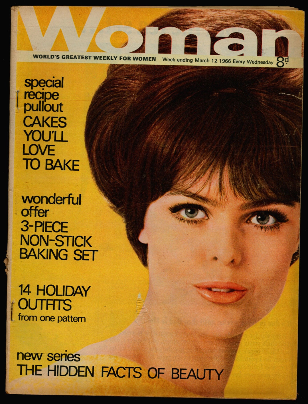 Woman March12 1966 Original British Vintage Worlds Greatest Weekly ...