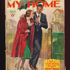 My Home Back Issues 1933 Original Vintage Women’s Magazine Knitting ...