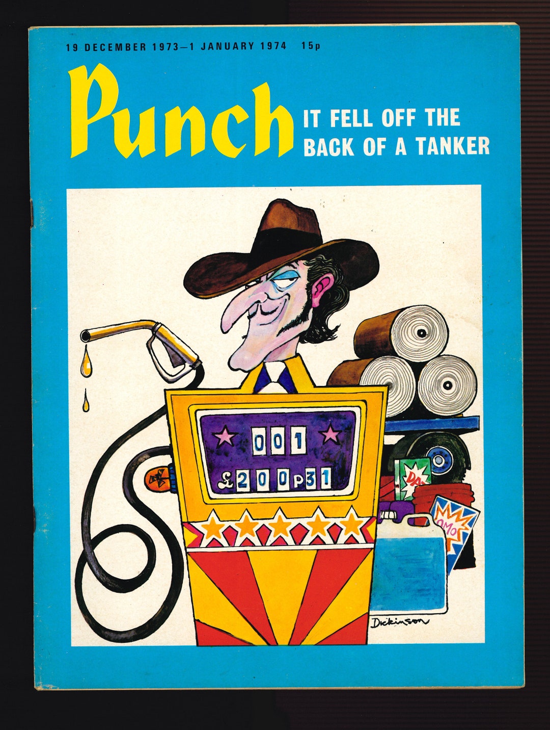 Punch Dec 19 1973 - Jan 1 1974 Back Issue Vintage Original Satire ...