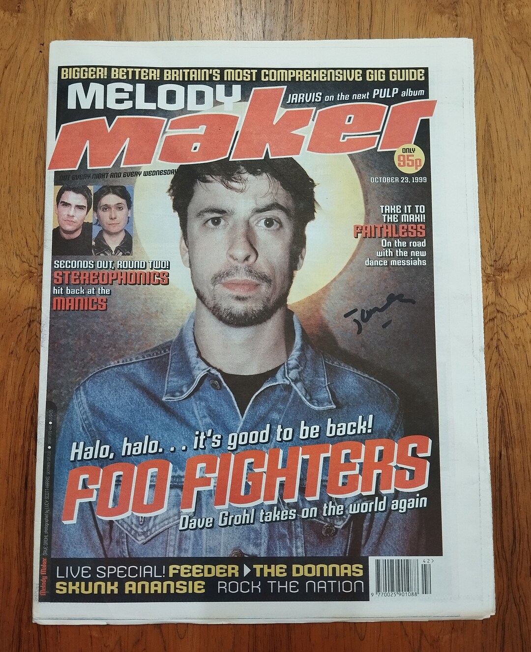 Melody Maker Oct 23 1999 British Pop Newspaper Foo Fighters - Etsy