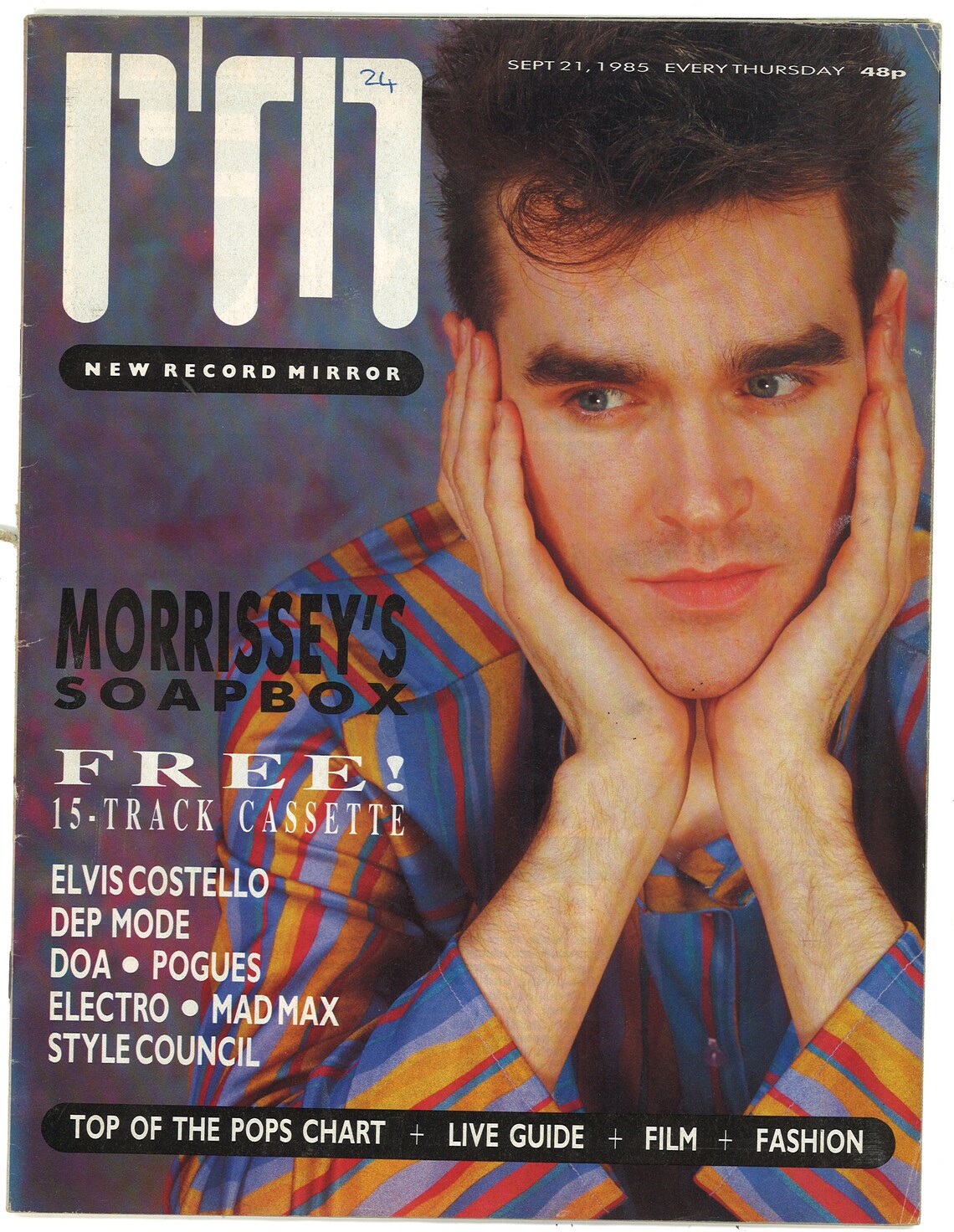 Record Mirror Sept 21 1985 Original Music Magazine Top 100 - Etsy
