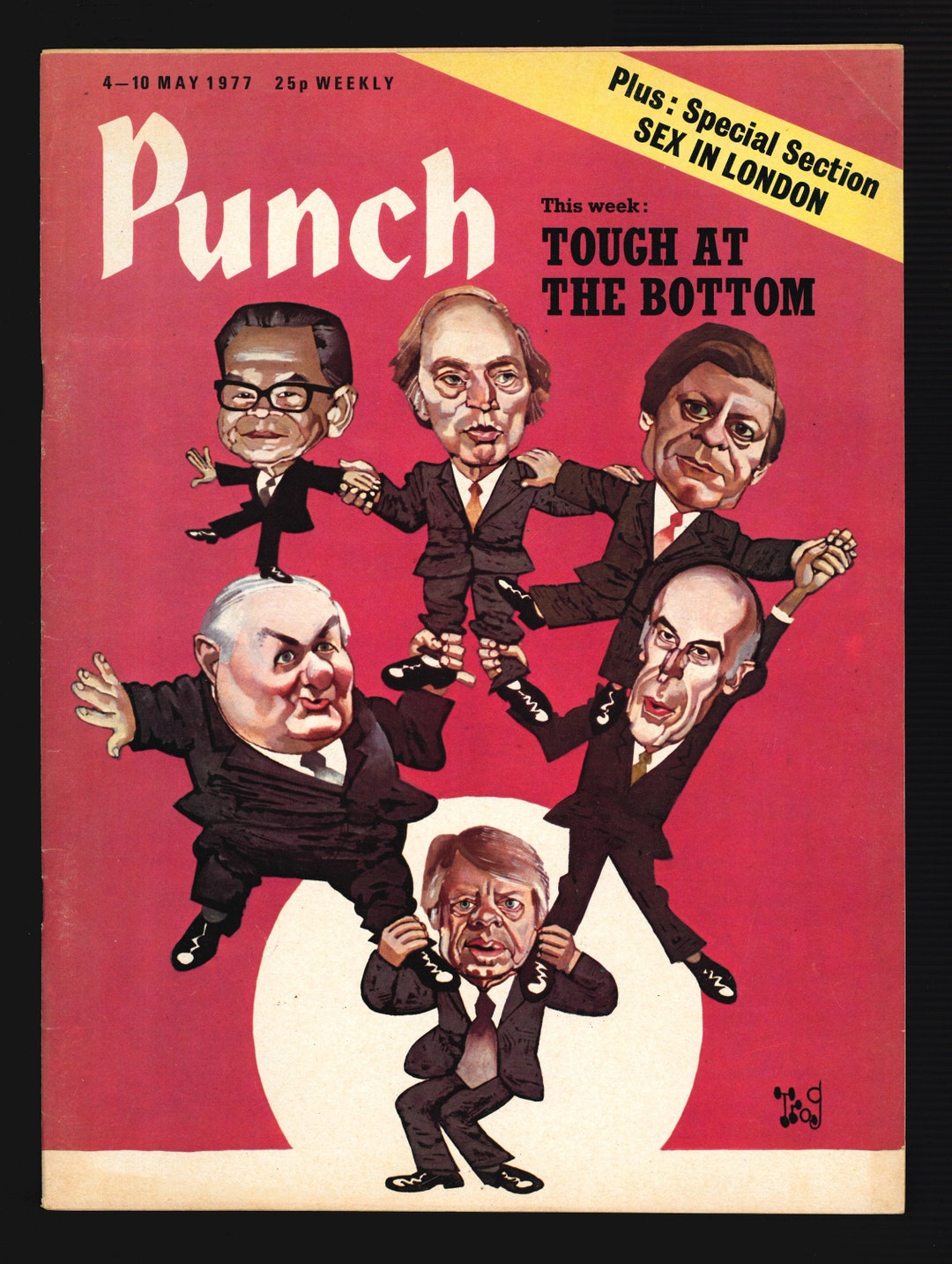 Punch May 1977 Bundle of 4 Copies Vintage Original Satire Magazine - Etsy