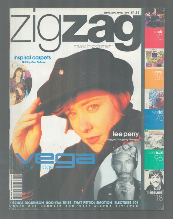Zigzag Issue Zero 1990 British Music Magazine. - Etsy